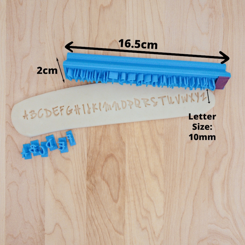 Script Font Stamp - Etsy