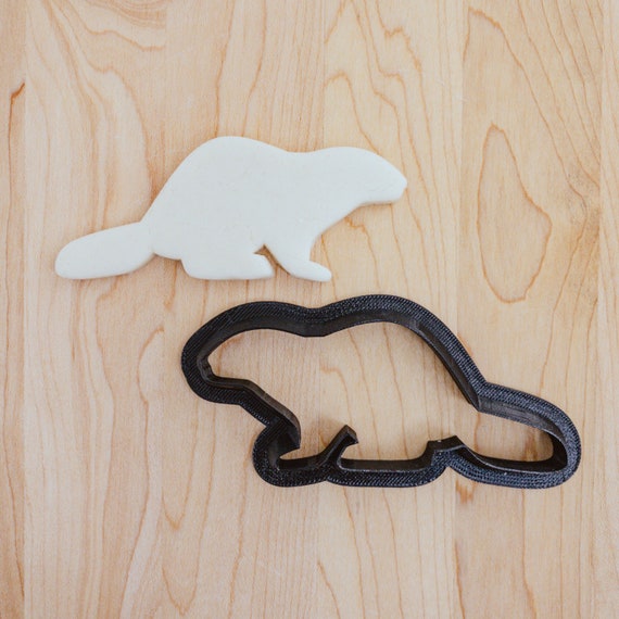Beaver Outline Cookie Cutter Canada Day July First Cookie | Etsy