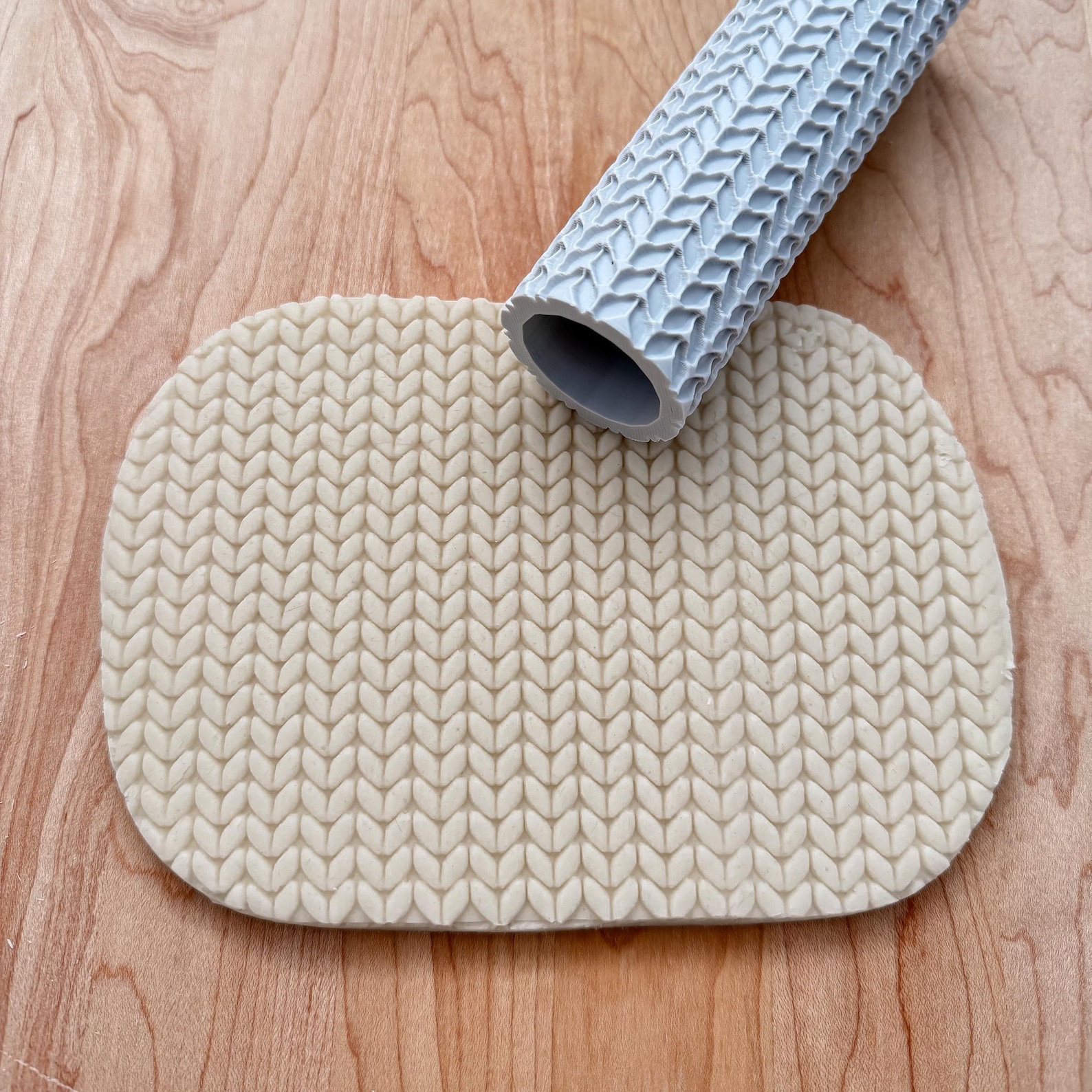 Bold Knit Texture Roller: Raised Design - Etsy