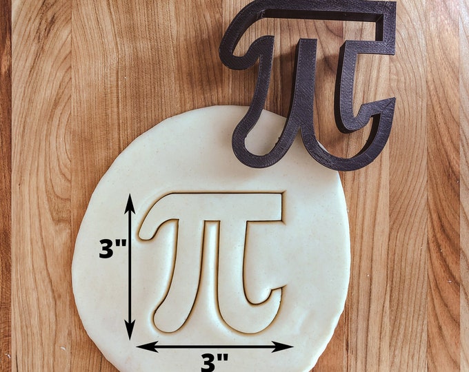 Pi Cookie Cutter From Mini to Large Number 3.14 Polymer Clay Jewelry ...