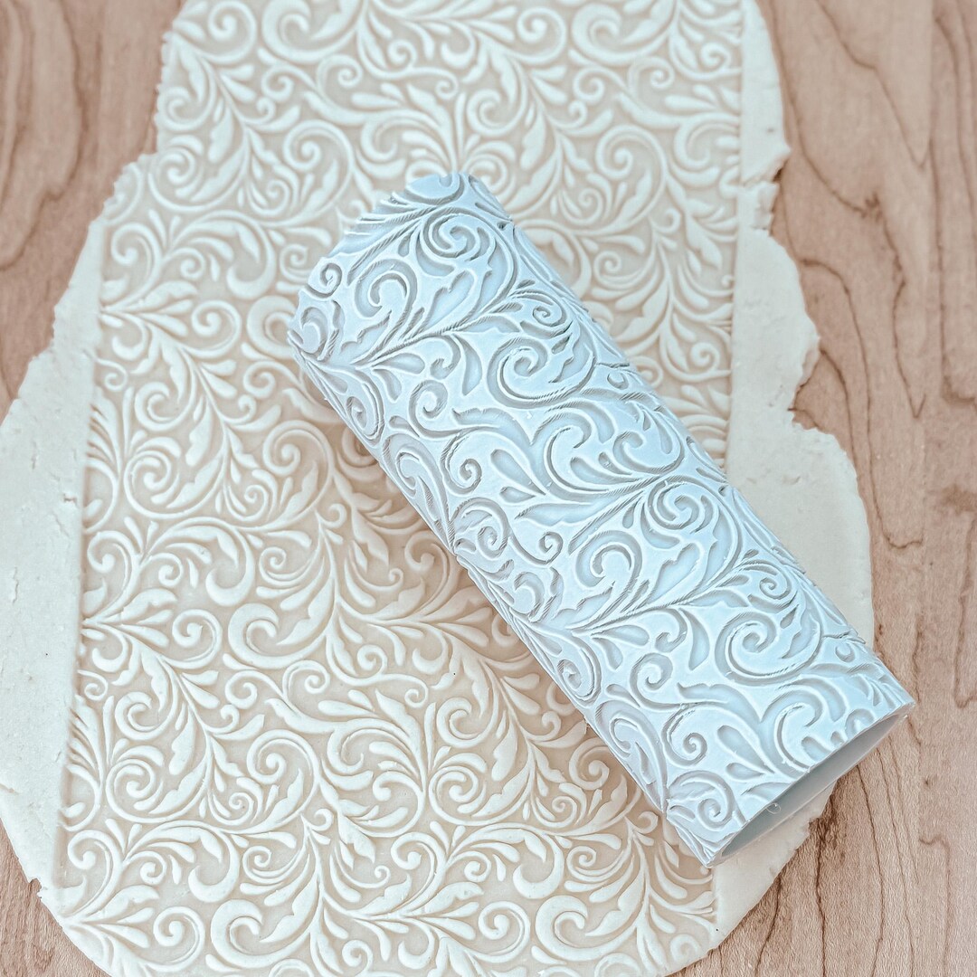 Swirly Vine Texture Roller: Raised Design - Etsy