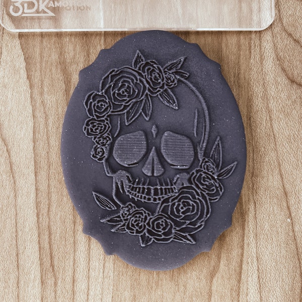 Skull Stamp - Etsy