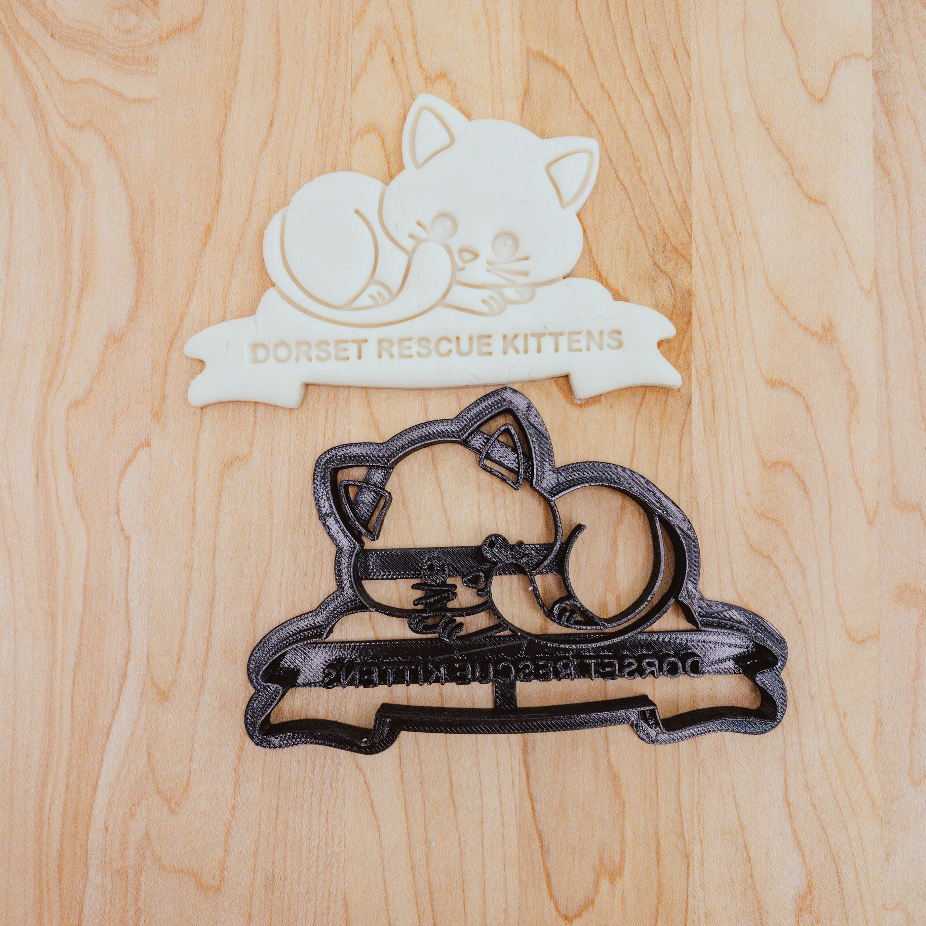 Dorset Rescue Kittens Cookie Cutter Fundraiser Cookie - Etsy.de