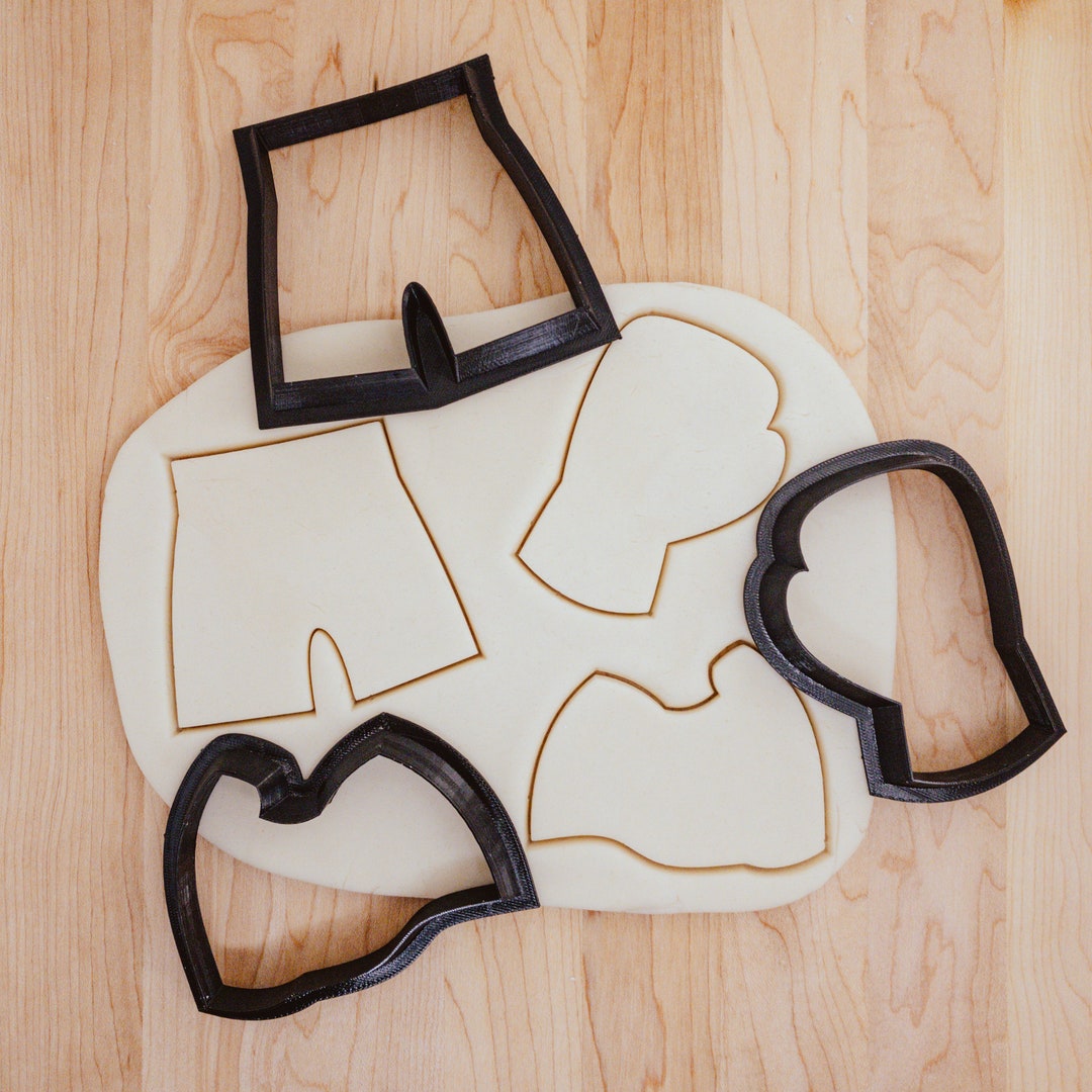 Boxing Cookie/fondant/clay Cutter Set (3) Boxing Shorts, Boxing Glove ...