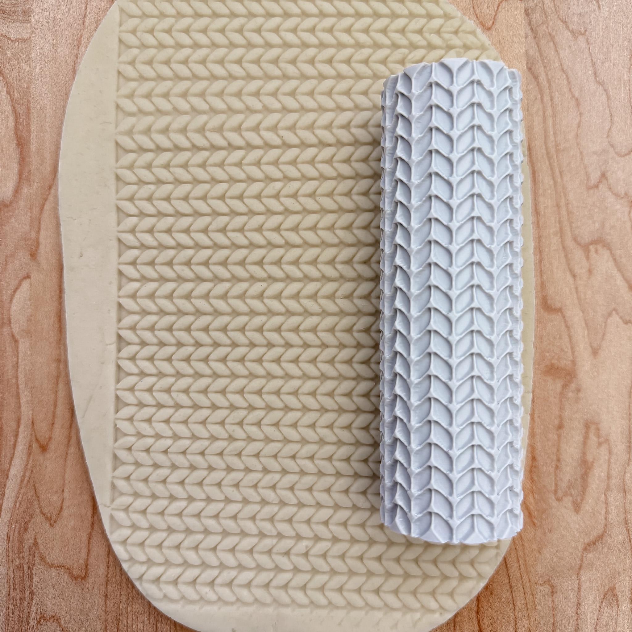 Bold Knit Texture Roller: Raised Design - Etsy