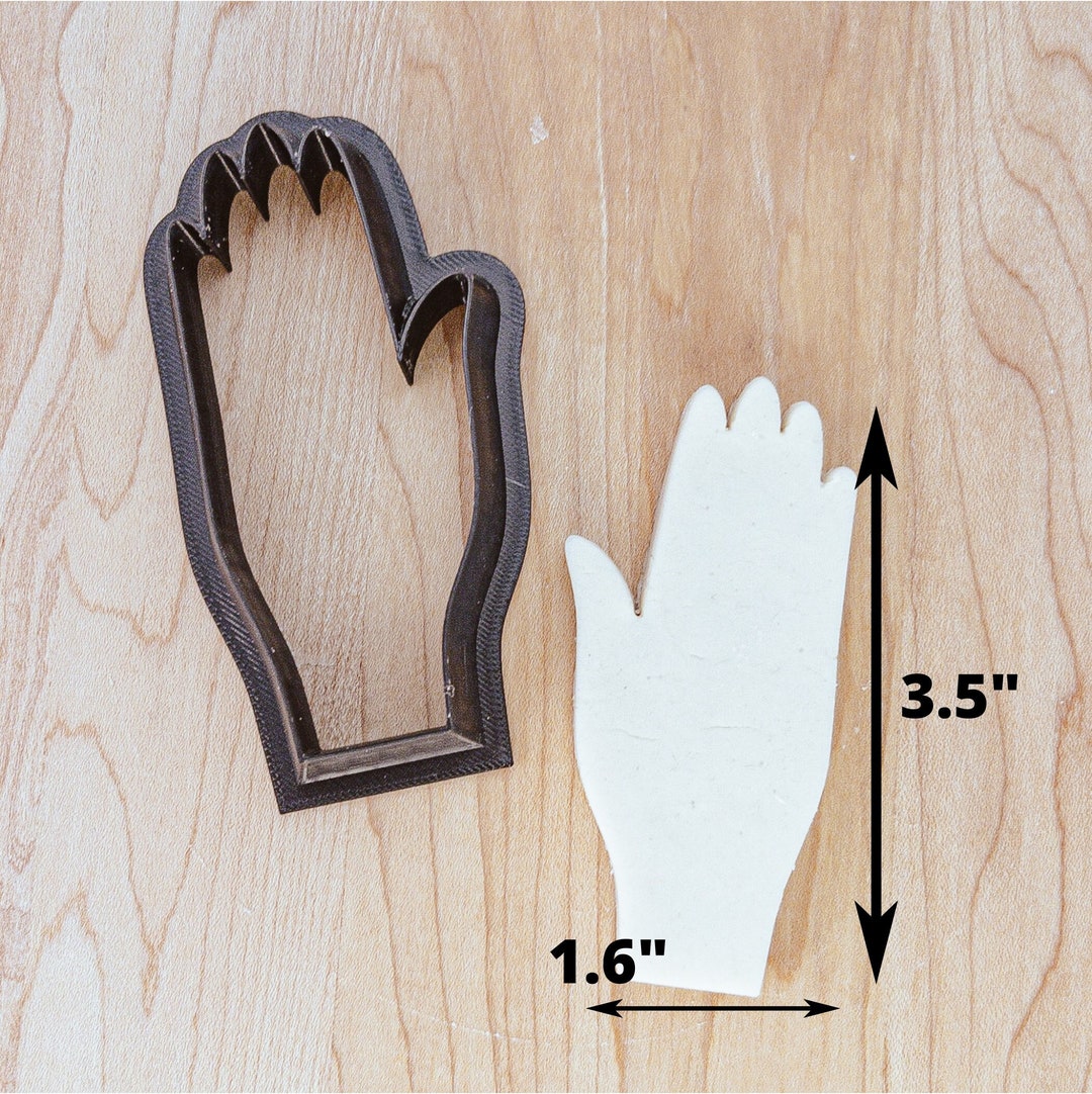 Hand Cookie Fondant or Clay Cutter, Mendhi Hand Cookie Cutter ...