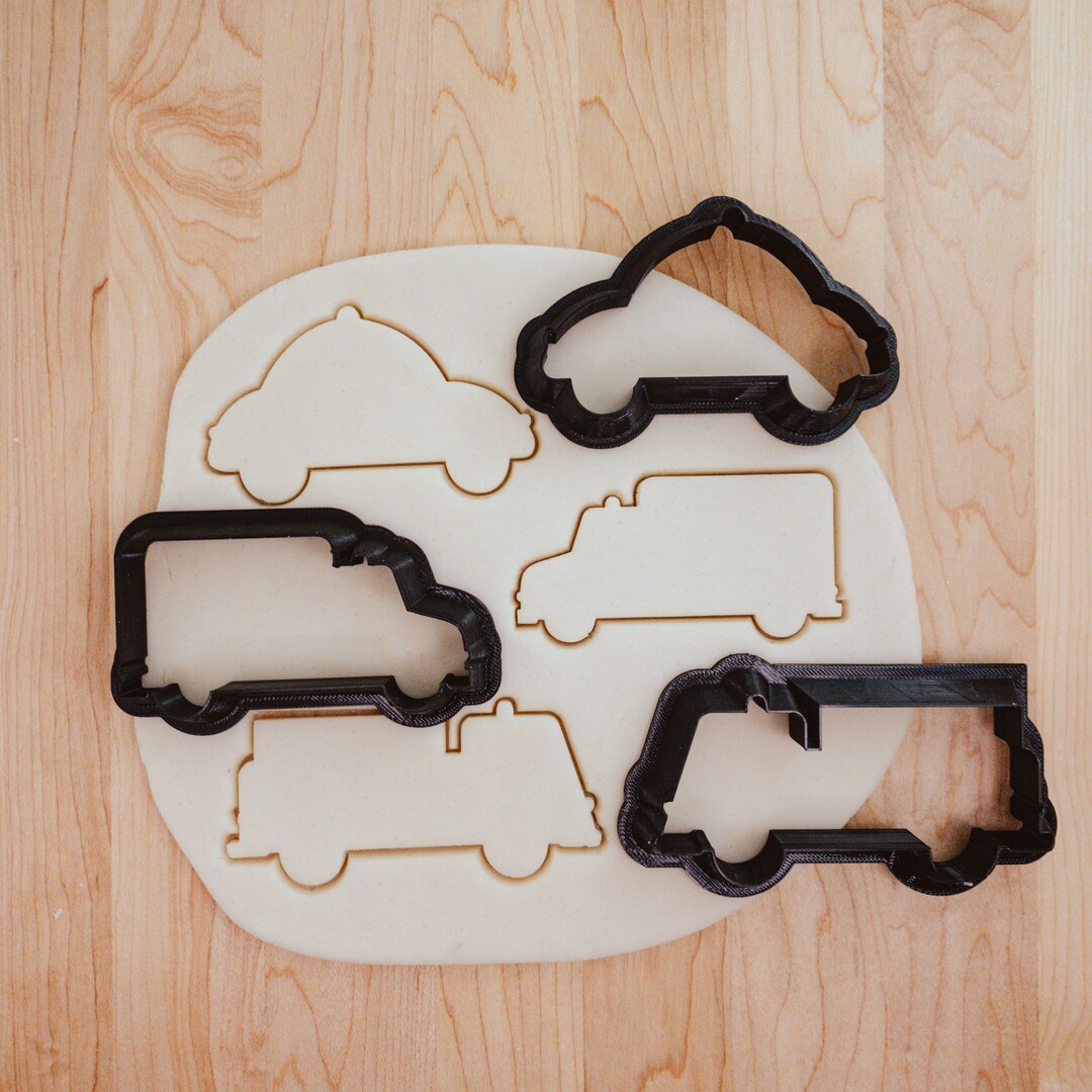 EMS/EMT Emergency Vehicle Outline Cutter Set (3) Fire Truck, Ambulance ...