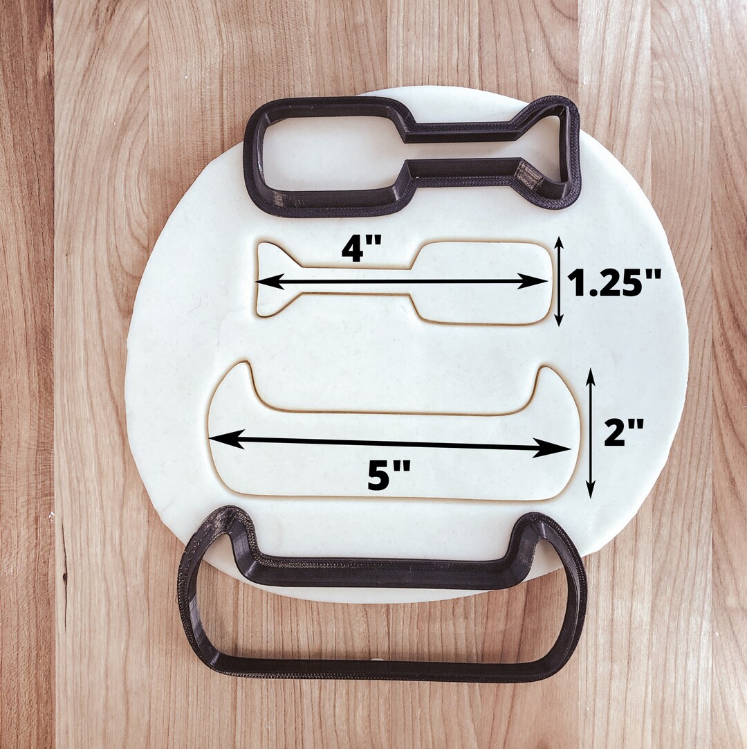 Canoe and Paddle Cookie Cutter - Etsy Canada