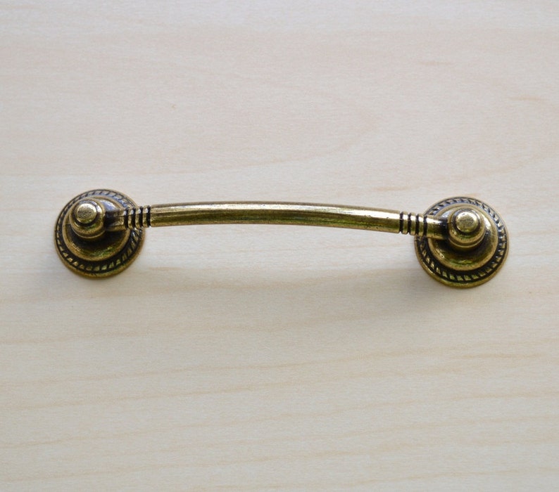 Set of 6 Brass Cabinet Handle. Boho Cabinet Pull. Brass Drawer | Etsy