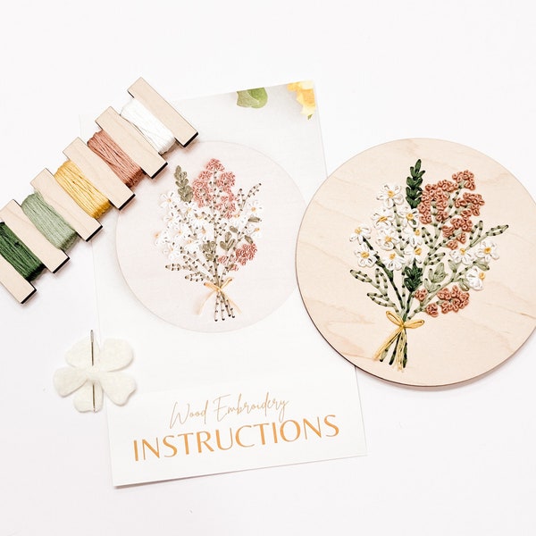 Flower Embroidery - Shop Online - Etsy