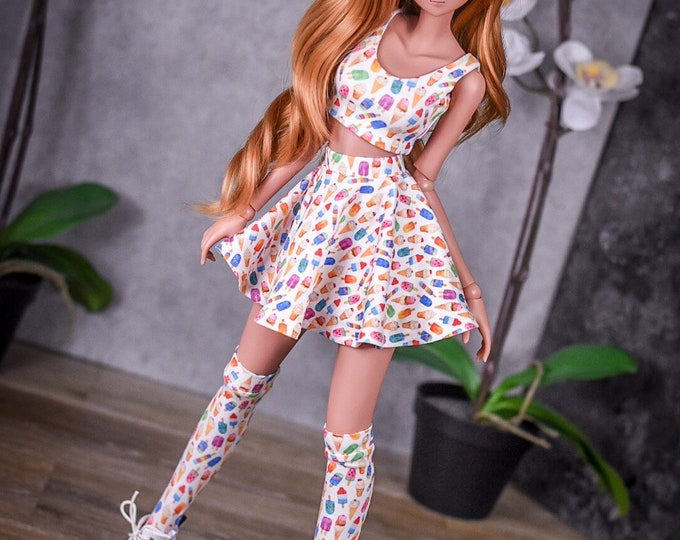 Set for Bjd 1/3 Scale Doll Like Smart Doll Mini Ice Cream - Etsy