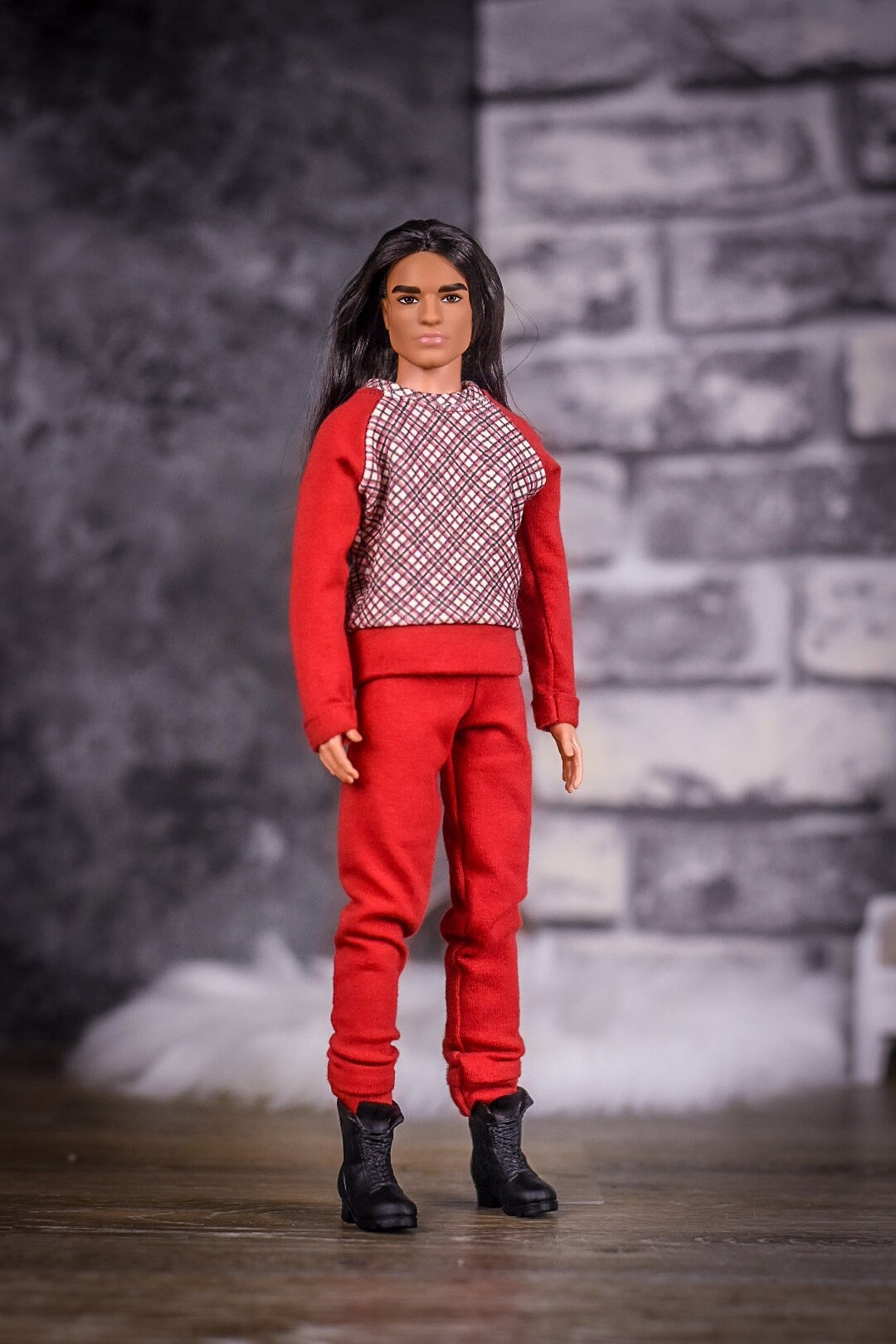 PREORDER His Outfit Custom Print for for 1/6 Scale Doll Clothes to Fit ...