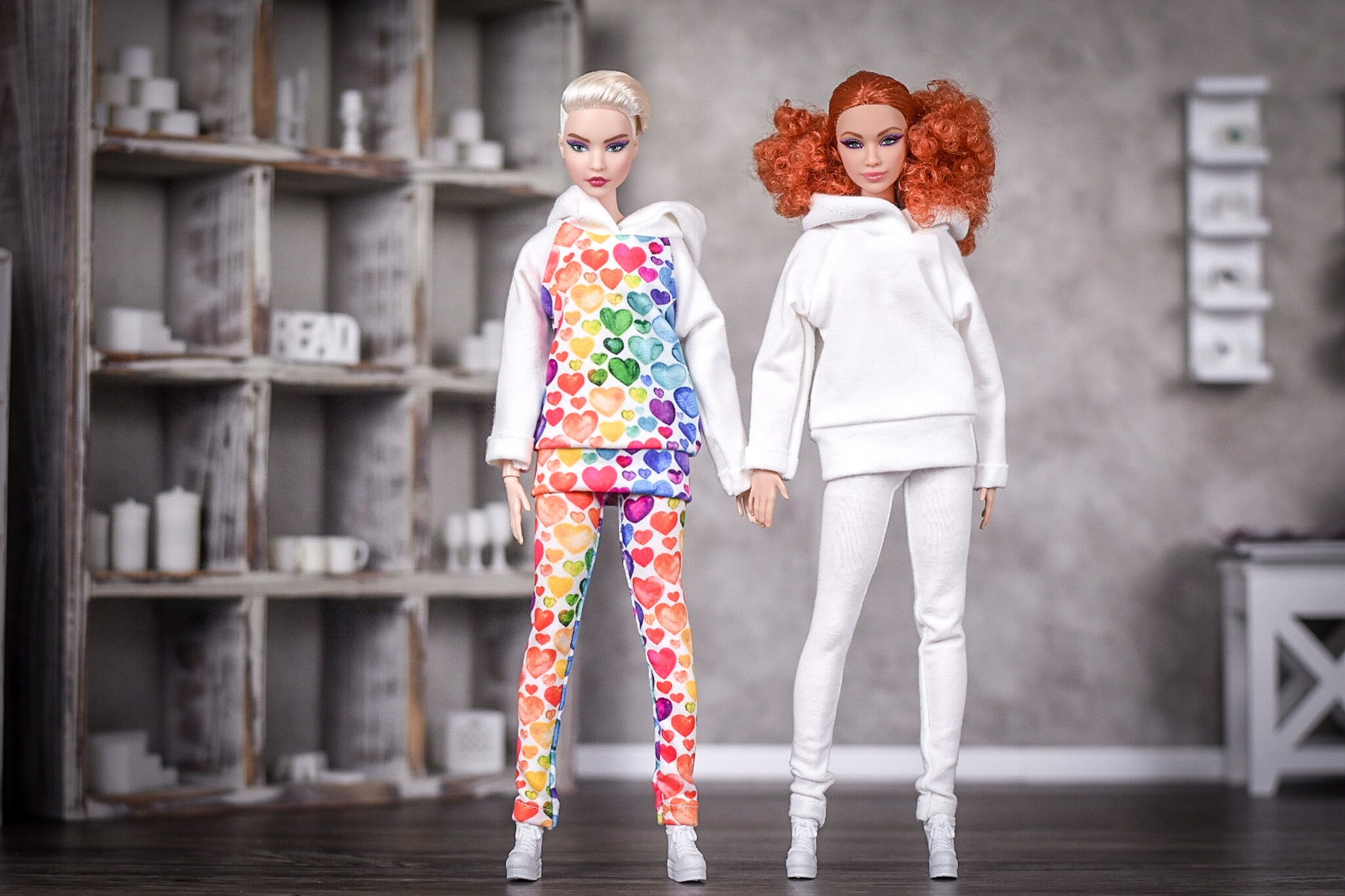 Hoodie Set for 1/6 scale doll clothes to fit Poppy Parker or other ...