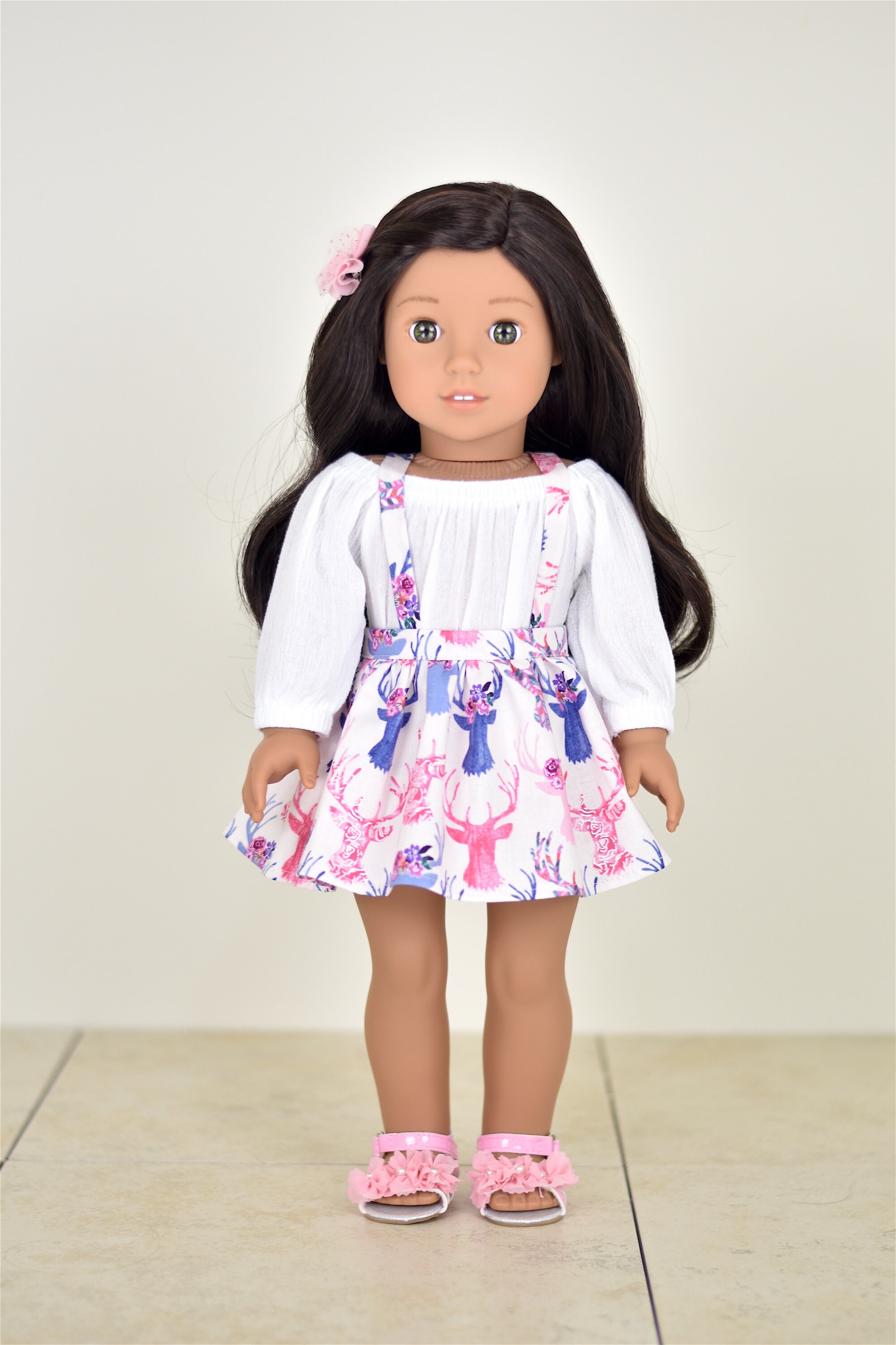 Taylor Country Top Off The Shoulder Top 18 inch doll clothes White ...