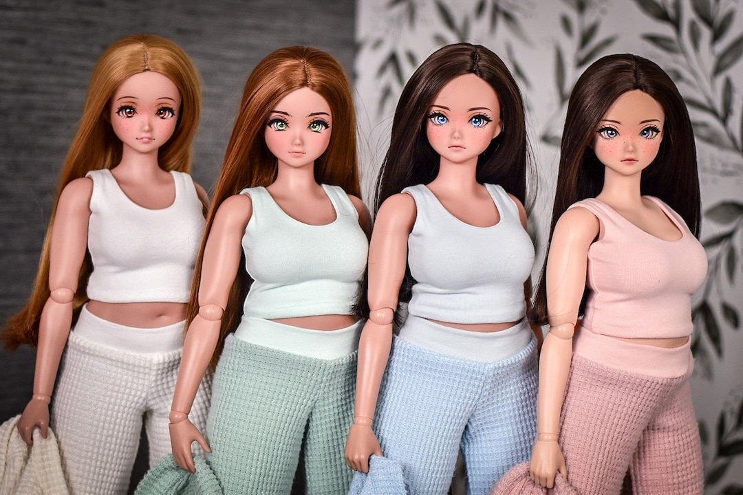 PREORDER Tank Top Fit PEAR Body for Bjd 1/3 Scale Doll Like Smart Doll ...