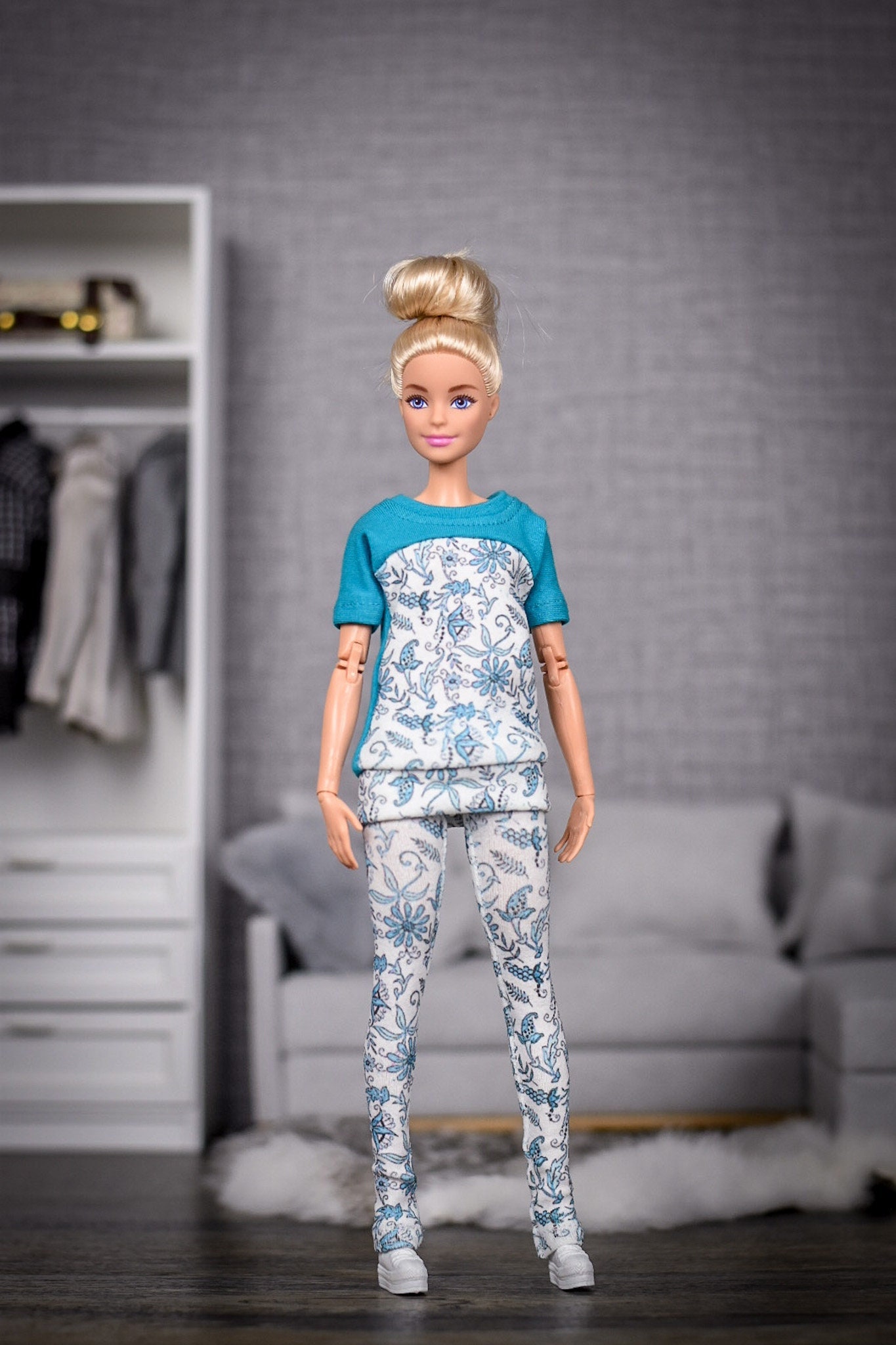 Set for 1/6 scale doll clothes to fit Poppy Parker or other similar 1/6 ...