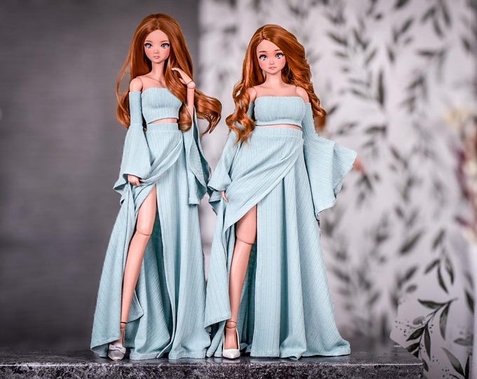 Belle Collection Fit BOTH Pear or Classic Smart Doll Body for Bjd 1/3 ...