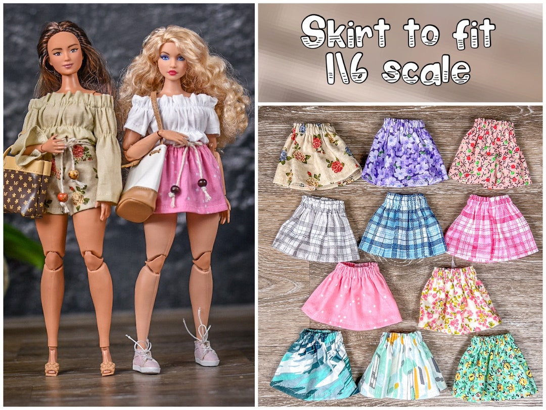 PREORDER Skirt for 1/6 Scale Doll Clothes to Fit Poppy Parker or Other ...