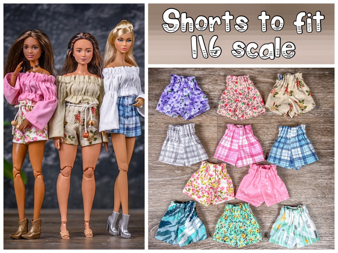 PREORDER Shorts for 1/6 Scale Doll Clothes to Fit Poppy Parker or Other ...