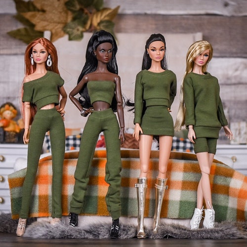 PREORDER Flannel Coat for 1/6 Scale Doll Clothes to Fit Poppy - Etsy