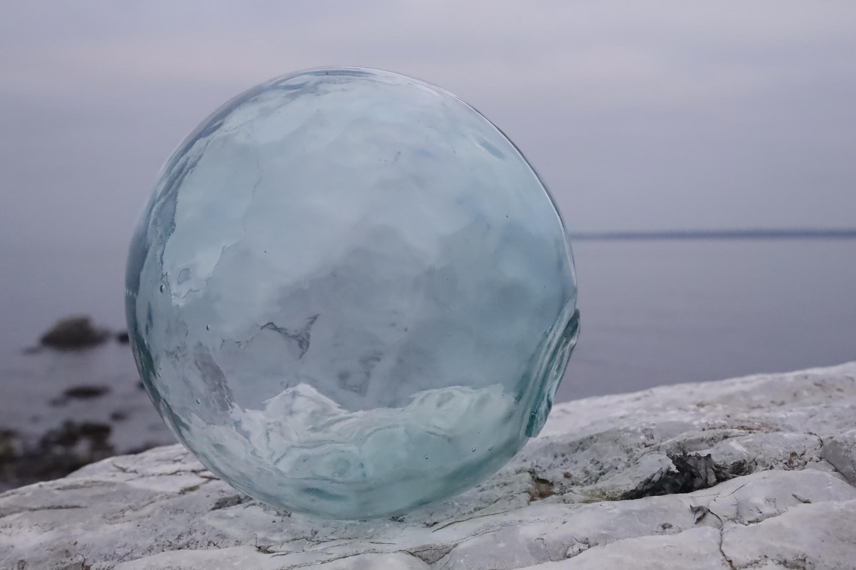 Gorgeous Antique Blown Glass Fishing Floats / Baltic Sea Fishing Floats ...
