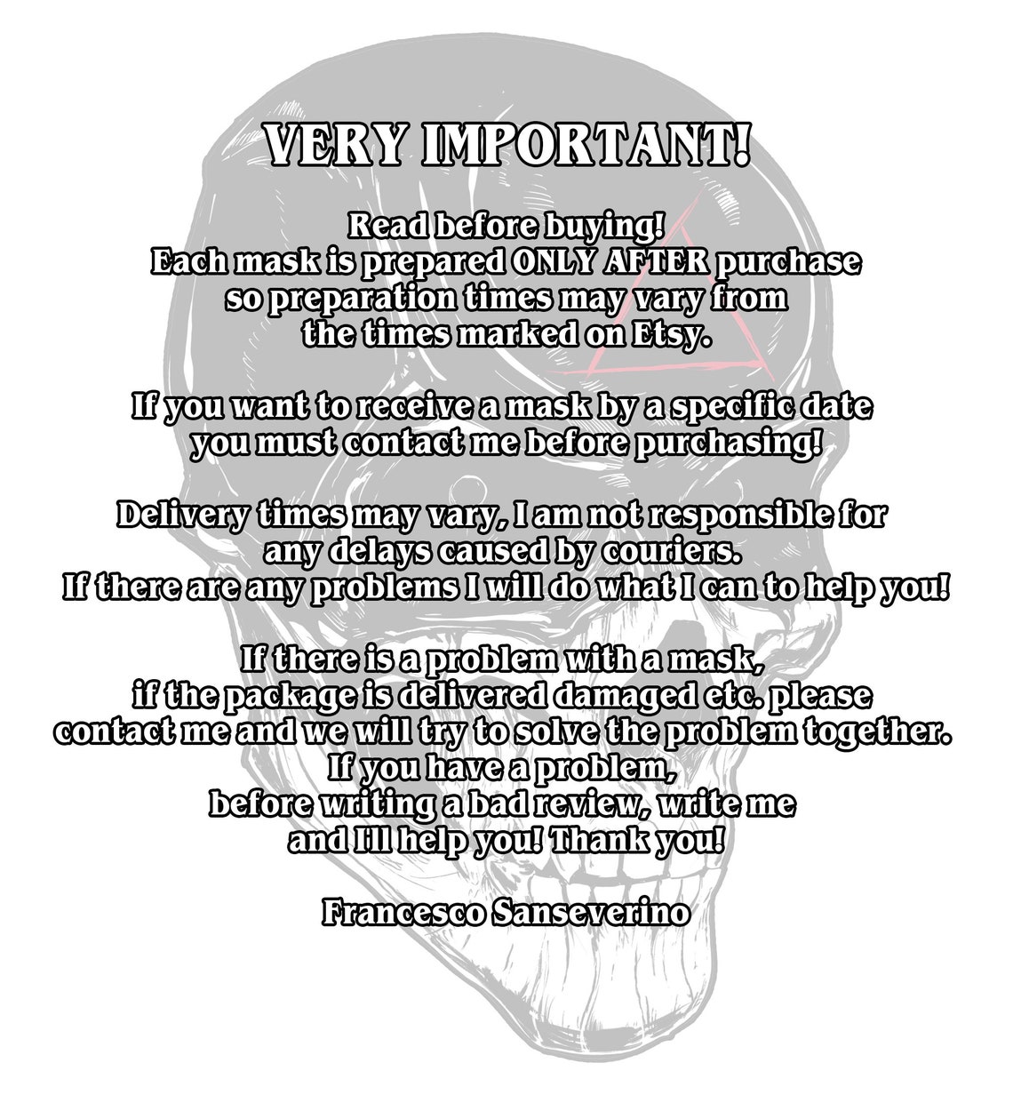 Hell Knight Skull Mask - Etsy