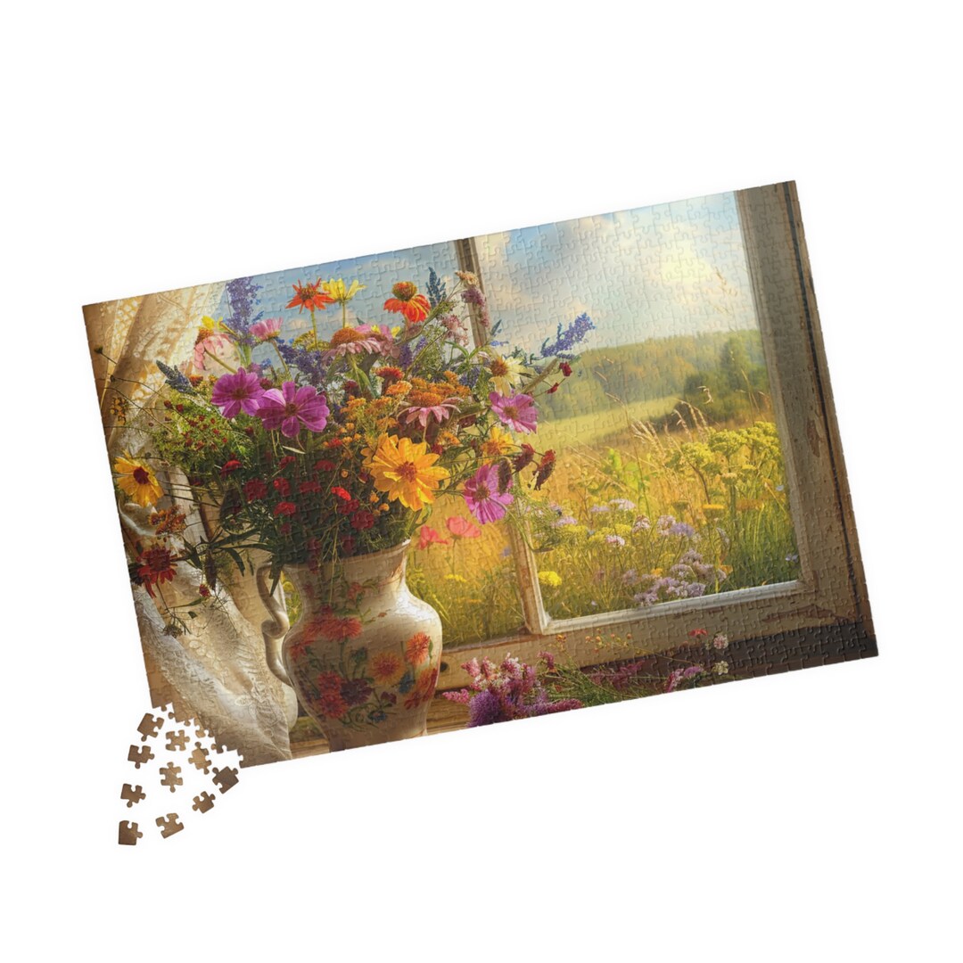 Jigsaw Puzzle, Wildflowers Puzzle(110, 252, 520, 1014-piece) - Etsy