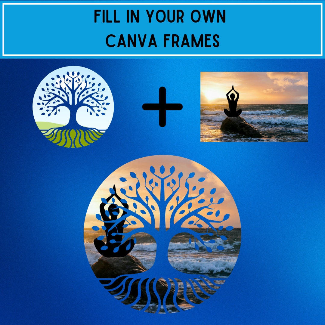 Tree of Life Canva Frames, Tree Canva Frames, Canva Frames, Canva ...