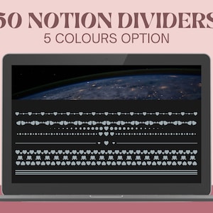 Pastel Notion Divider Template / Notion Aesthetic Template for Notion ...