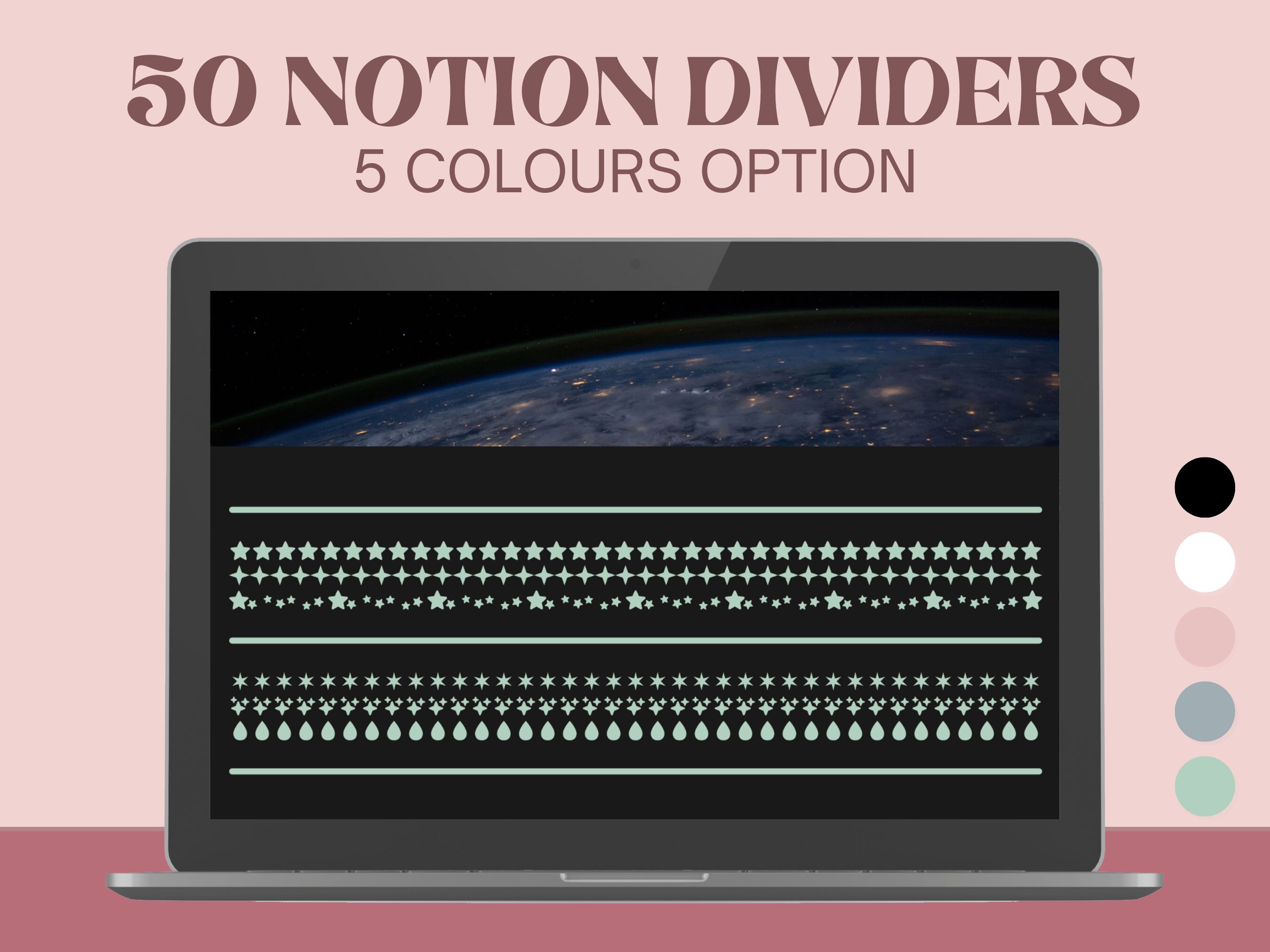 Pastel Notion Divider Template / Notion Aesthetic Template for Notion ...