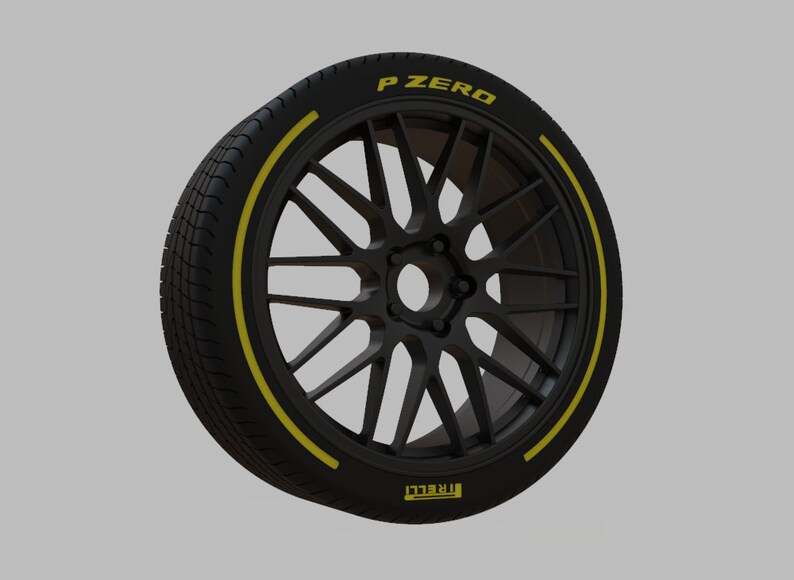 3D Print Miniature Enkei EKM3 Rim & Tire Digital File No Textures - Etsy