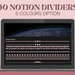 Pastel Notion Divider Template / Notion Aesthetic Template for Notion ...