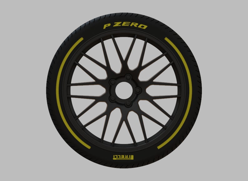 3D Print Miniature Enkei EKM3 Rim & Tire Digital File No Textures - Etsy