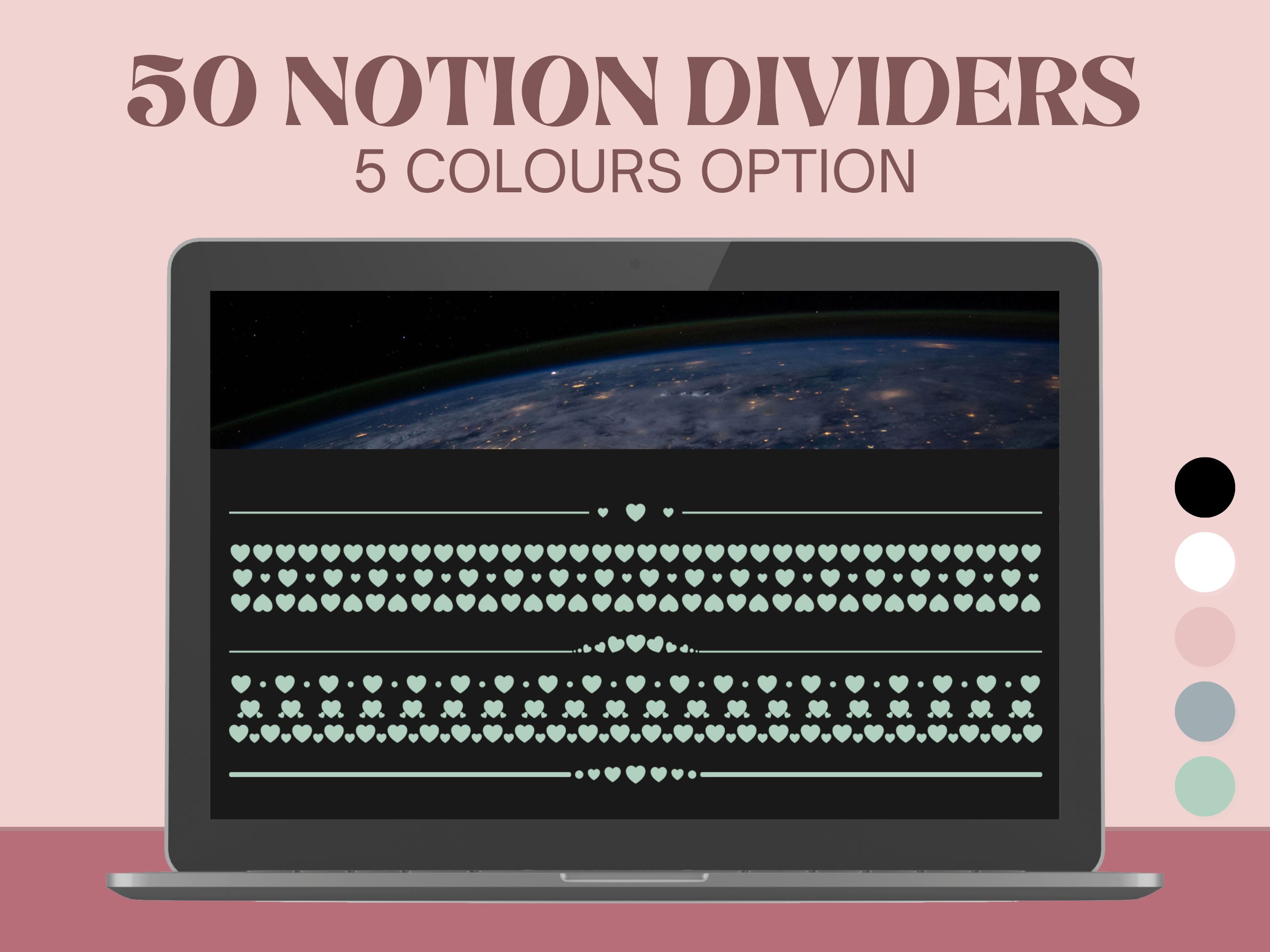 Pastel Notion Divider Template / Notion Aesthetic Template for Notion ...