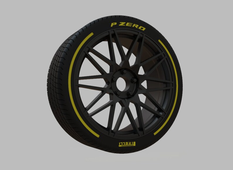 3D Print Miniature Enkei TMS Rim & Tire Digital File No Textures - Etsy