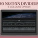 Pastel Notion Divider Template / Notion Aesthetic Template for Notion ...