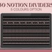 Pastel Notion Divider Template / Notion Aesthetic Template for Notion ...