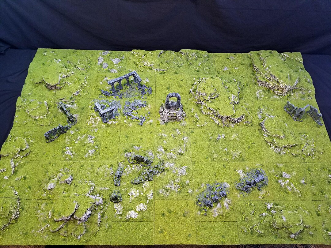 Rugged Hills Design Master Tiles - Core Set – Wargame Terrain ...