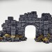 Basic Archway Door Wall STL File ancient Ruins-wargame Terrain ...
