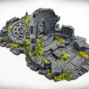 Ancient Ruins arcane Sanctum Wargame Terrain Miniature Wargaming ...