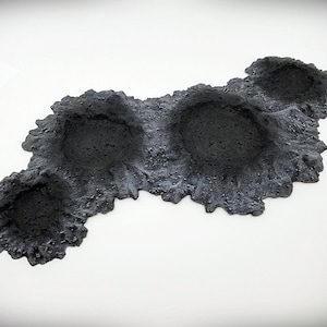 Blast Craters - "quad Crater C" – Wargame Terrain - Miniature Wargaming ...