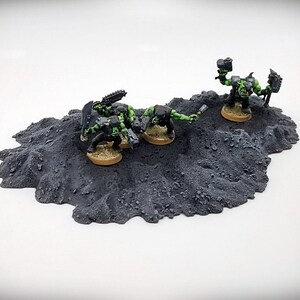 Blast Craters double Crater B Wargame Terrain Miniature Wargaming ...