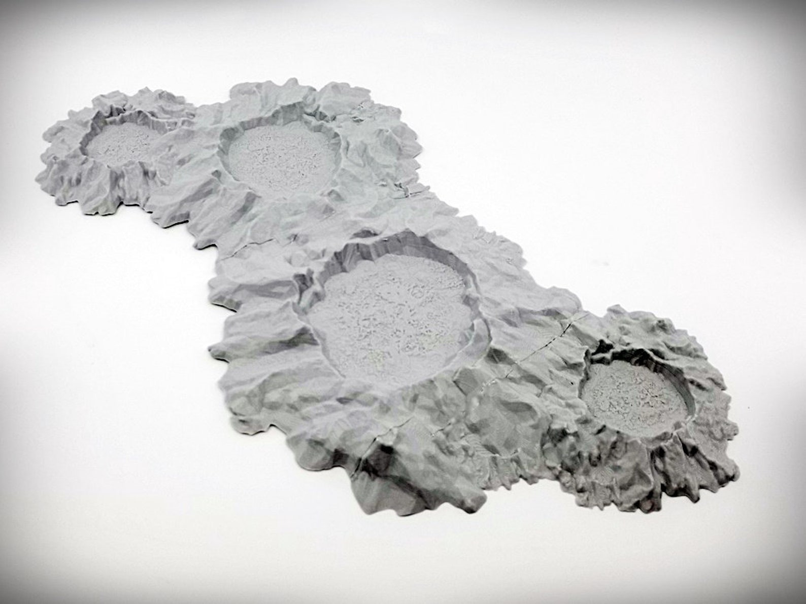 Blast Craters - "quad Crater C" – Wargame Terrain - Miniature Wargaming ...