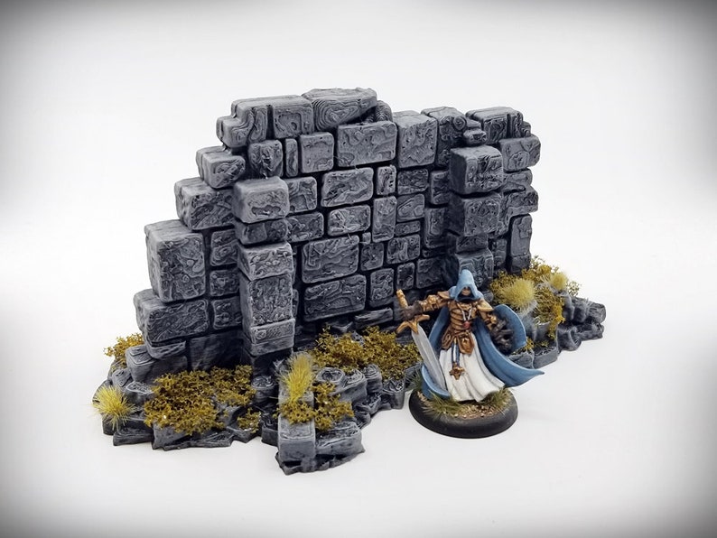 Ancient Ruins - "basic Wall B"– Wargame Terrain-miniature Wargaming ...