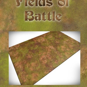 Fields of Battle Gaming Mat - 4 Sizes - Digital Download - Wargame ...