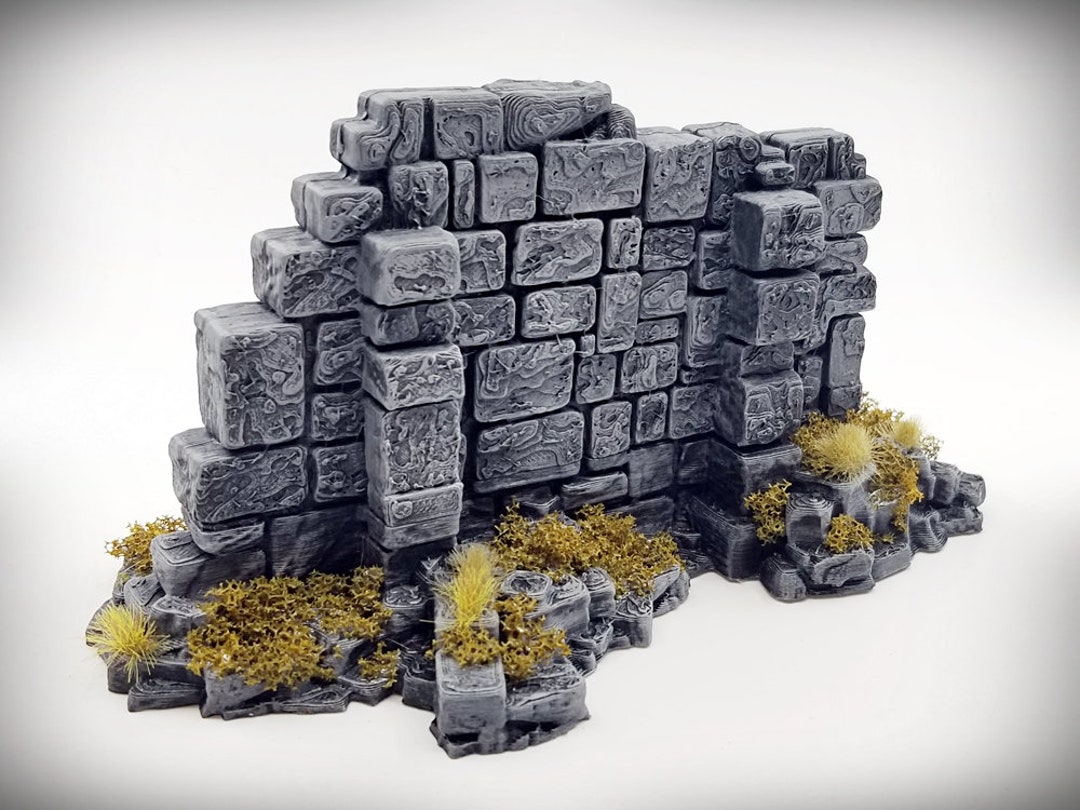 Ancient Ruins - "basic Wall B"– Wargame Terrain-miniature Wargaming ...