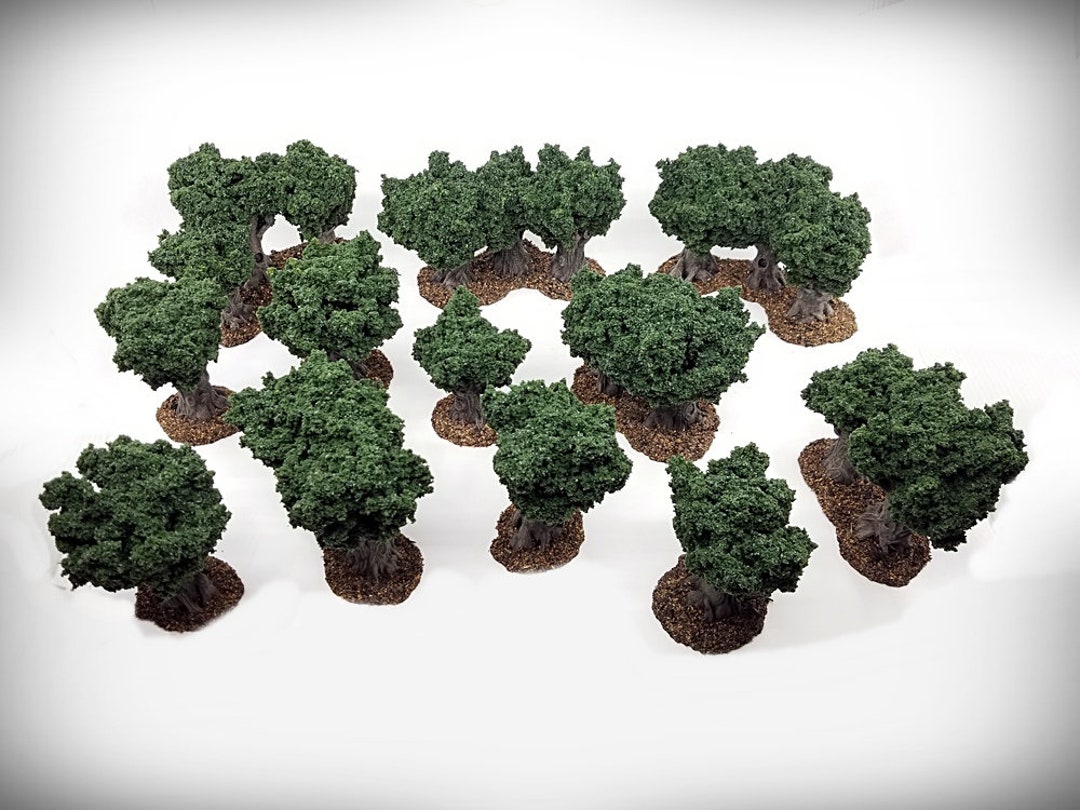 Deciduous Trees - Deluxe Bundle (12 Pieces) – Wargame Terrain-miniature ...