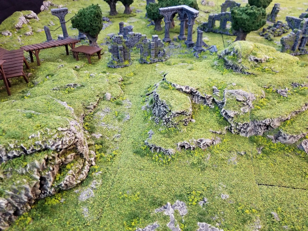 Rugged Hills Design Master Tiles - Deluxe Set – Wargame Terrain ...