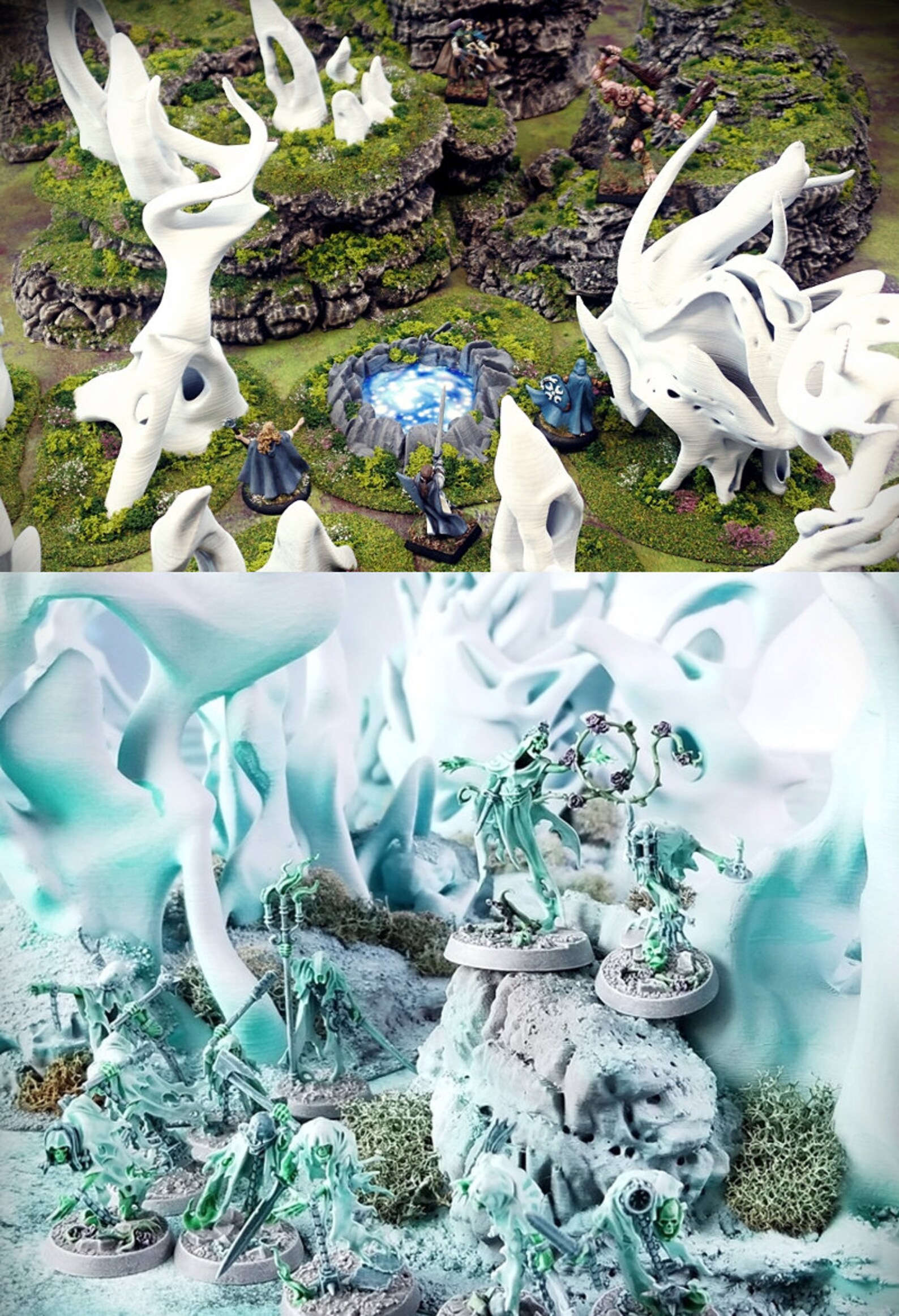 Blast Craters - "triple Crater A" – Wargame Terrain - Miniature ...