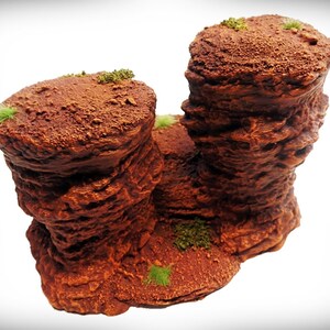 Double Spire A STL File-spires & Plateaus-wargame Miniature Wargaming ...